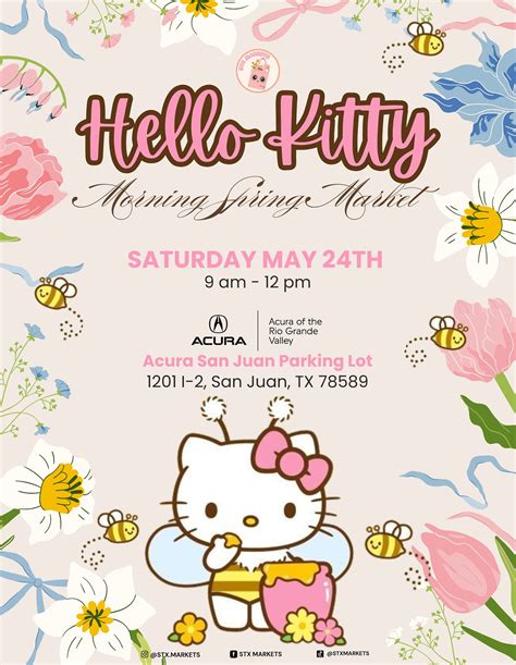 Stx 🐝💗join Us For Our Hello Kitty Morning Spring Market In San Juan