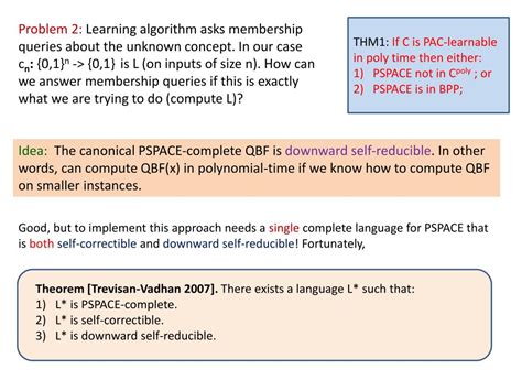 Ppt Constructing Hard Functions From Learning Algorithms Powerpoint