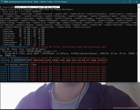Ffmpeg —— 播放本地摄像头automoblie0的博客 Csdn博客
