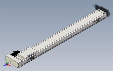 ECH10 550 BR 200W系列直线模组 stp STEP 模型图纸下载 懒石网