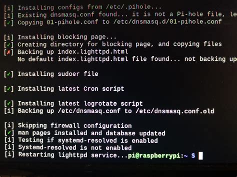 Pi Hole Installation Problem Rpihole