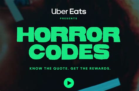 Uber Eats Horror Codes — Deals From Savealoonie