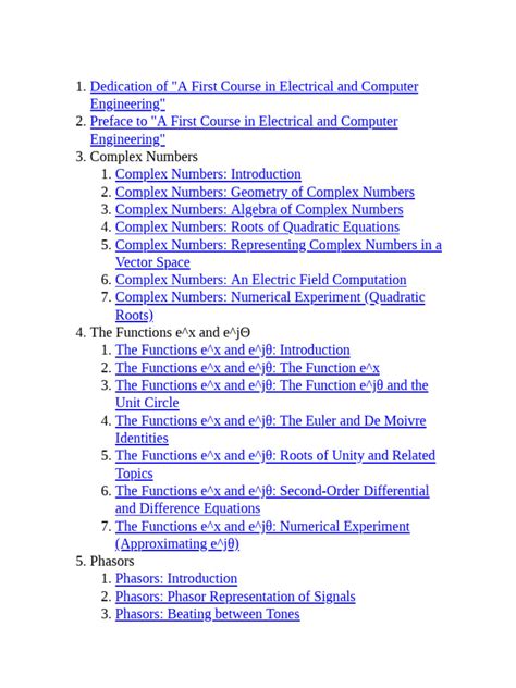 Electrical And Computer Engineering Pdf Complex Number Equations