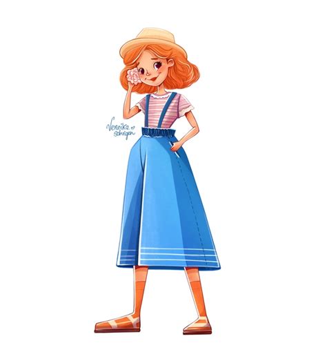 Иллюстрация Дизайн персонажа в стиле 2d детский персонажи