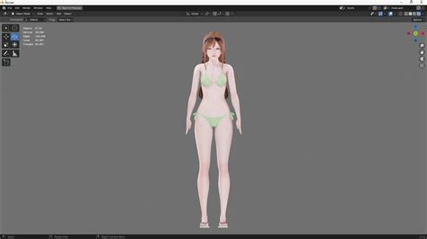 Bikini 0016 Ue5 Unity Blender Flippednormals