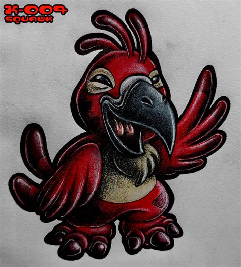 Experiment 004 Squawk By Anxiousalex2004 On Deviantart