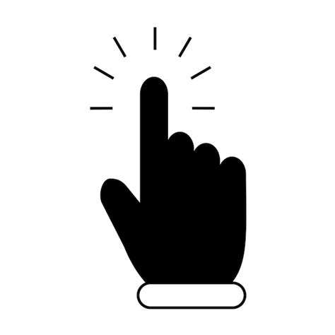 Premium Vector Computer Mouse Click Cursor Arrow Icon Illustration