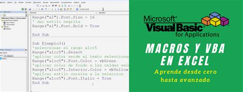 Macros Y Vba En Excel