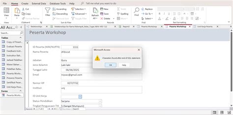 Solved Form Combo Box Doesnt Store Selected Value Foreign Key Issue