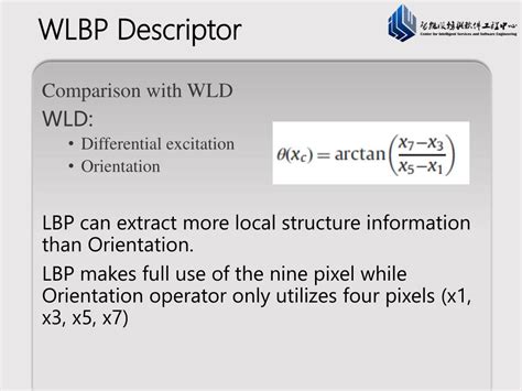 PPT WLBP Weber Local Binary Pattern For Local Image Description