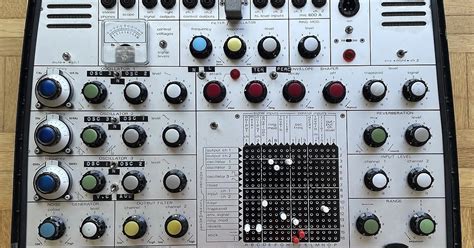 MATRIXSYNTH EMS Synthi AKS Synthesizer Mods The Modular In A Spartanite Case Legend