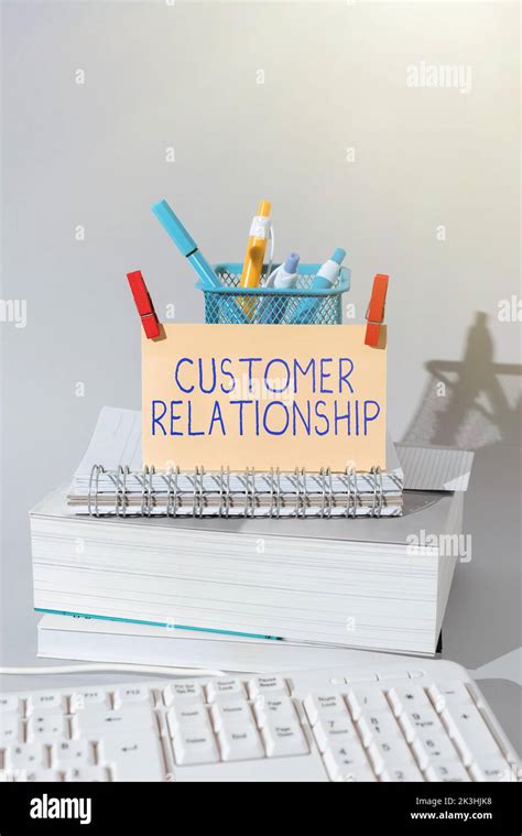 Text Caption Presenting Customer Relationship Word For Deal And Interaction Between Company And