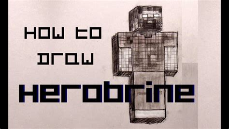 Ep 50 How To Draw Herobrine From Minecraft YouTube
