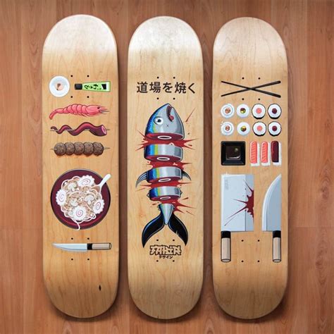 Skateboard Illustration The Fusion Of Art And Urban Culture