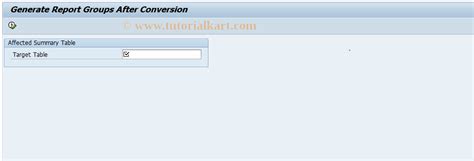 GCZ SAP Tcode Generate Report Groups GCZ SAP Tcode Generate Report Groups