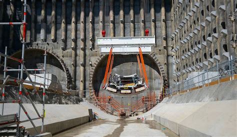 North East Link Tbm Assembly Under Way Tunnels