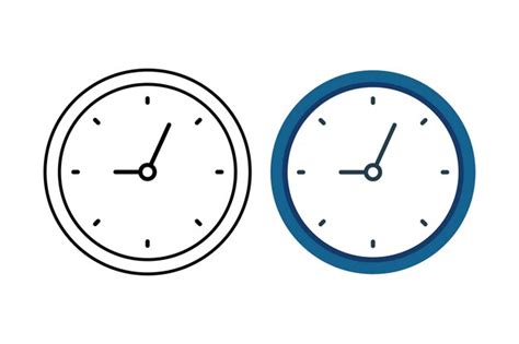 Round Clock Outline Vectors And Illustrations For Free Download Round Clock Outline Vectors And Illustrations For Free Download