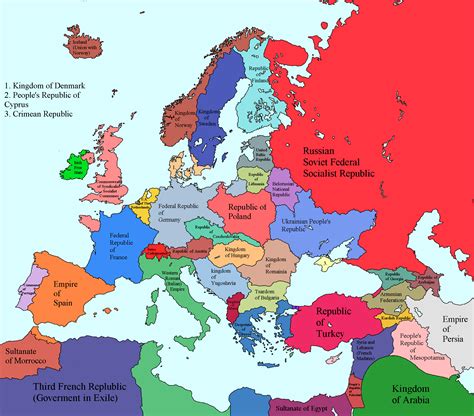 The Rather Strange Scenario Of Interwar Europe In My Alternate Timeline