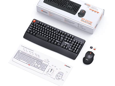 Wireless Ergonomic Keyboard Mouse Combo Meetion