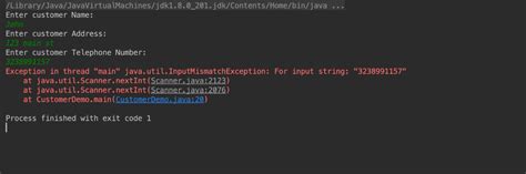 Solved Why Am I Getting Input Mismatch Exception In