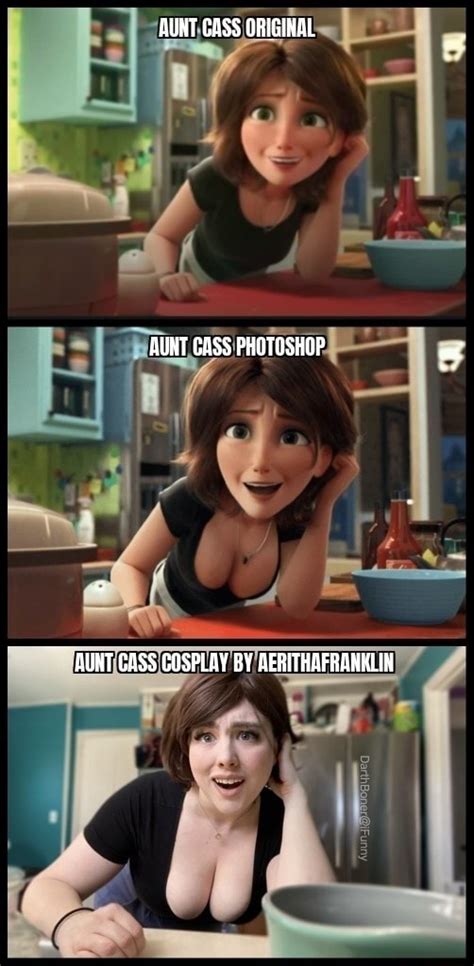 Aunt Cass Original Aunt Cass Photoshop Aunt Cass Cosplay By