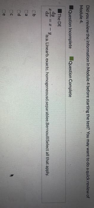 Solved Did You Review The Information In Module 4 Before