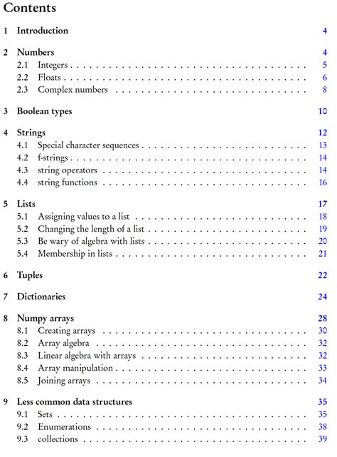 Data Types And Structures In Python