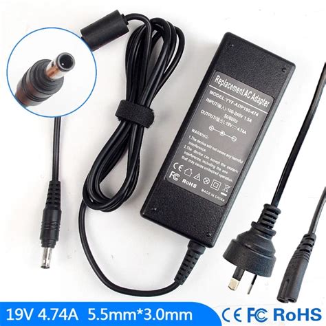 19v 474a Ac Power Adapter Charger For Samsung Np300e5a S03nz Np R410