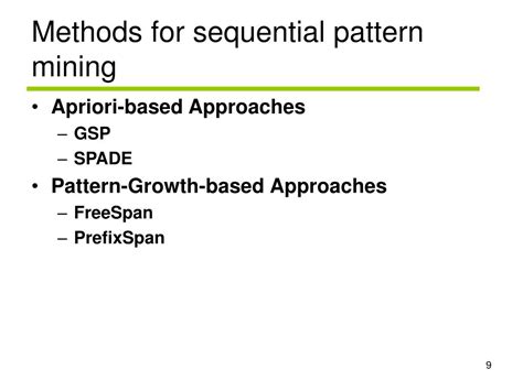Ppt Sequential Pattern Mining Powerpoint Presentation Free Download