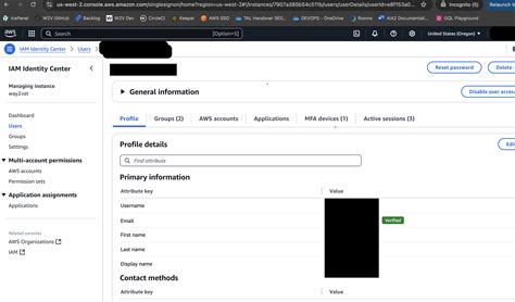 Configure Aws Cli With Sso Raise Error Regarding Primary Email Address