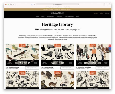 세상 힙한 상업적으로 사용 가능한 빈티지 라이브러리