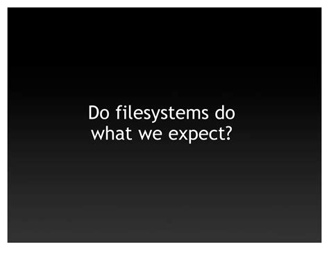 Filesystem Io From A Database Perspective Pdf
