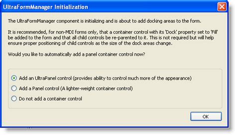 Customize A Form With Winformmanager Infragistics Windows Forms™ Help