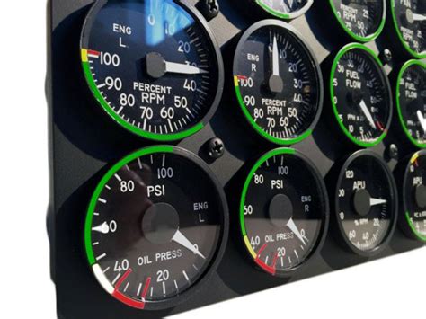 Engine Cluster Für A 10c Cockpit Simsystems Gmbh