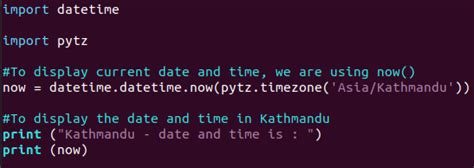 How To Get The Current Date And Time In Python