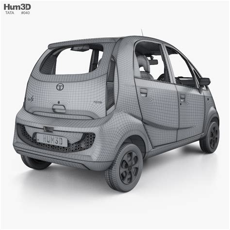 Tata Nano Genx With Hq Interior And Engine 2018 3d Model Download