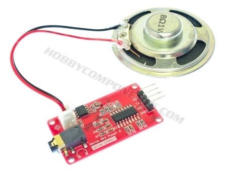 Serial MP3 Playback Module With 1W Speaker