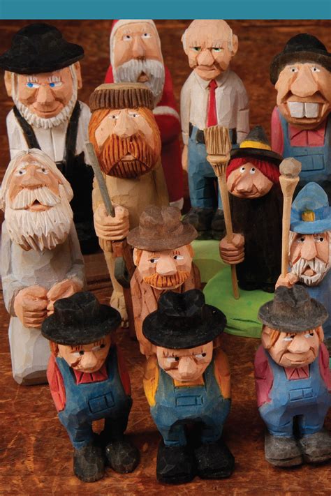 Carving Small Characters In Wood Fox Chapel Publishing Co