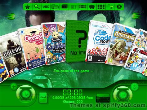 USB Loader GX Theme Green Lantern GBAtemp Net The Independent Video Game Community