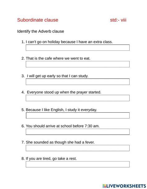Adverb Clause