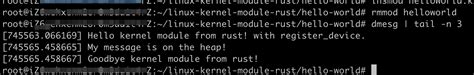 如何使用rust写内核模块 阿里云开发者社区