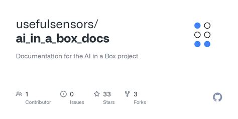 Github Usefulsensors Ai In A Box Docs Documentation For The Ai In A