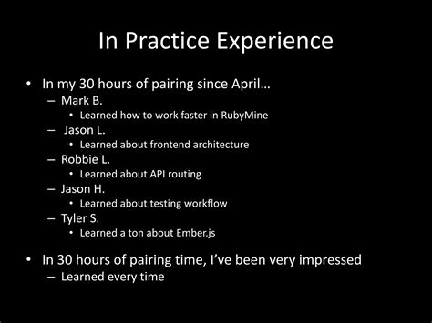 Pair Programming The Lightning Talk Ppt