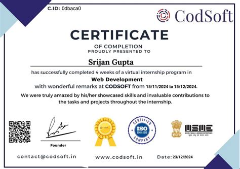 Webdevelopment Internshipexperience Growth Codingjourney Srijan