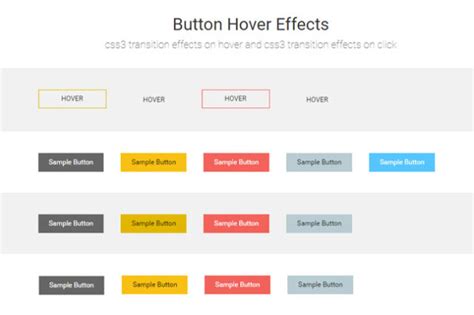Button Hover Effect Using Css3 Css3 Transition