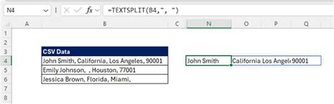 4 methods to split text in comma separated values data