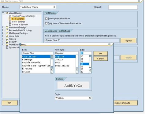 How To Change SAP Font Style And Size In SAP GUI SAPBoost Com How To Change SAP Font Style And Size In SAP GUI SAPBoost Com