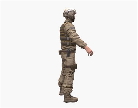 士兵 D模型 max obj unknown Free D