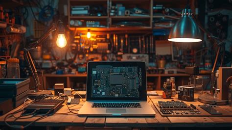 Free Electronics Workshop Chaos Image Electronics Workshop Laptop Download At Stockcake