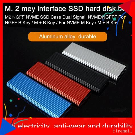 [fm] กล่องฮาร์ดดิสก์ usb 31 เป็น m2 nvme ngff pcie ssd 10gbps ความเร็ว